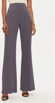 Maryley Stoffhose 24IB587/43ST Grau Regular Fit