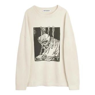 Our Legacy Homme, Sweatshirts et sweats &agrave; capuche, Beige, Taille: S Slack SweaT-shirt