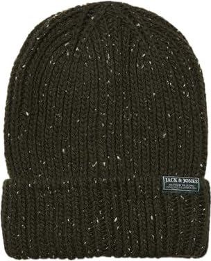 Jack & Jones Bonnet Jaccliff Nap pour Homme, Colophane, Taille Unique
