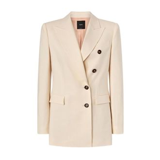 Pinko Pinko, Femme, Vestes, Beige, Taille: 40 FR Blazers