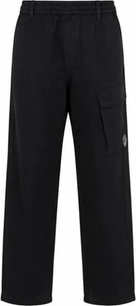 C.P. Company C.p. Company, Homme, Pantalons, Noir, Taille: 2XL Cotton-Linen Cargo Pantalons 999