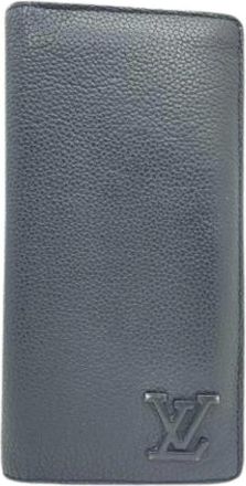 Louis Vuitton Portefeuille long (bi-pli) Pre-owned - Homme - Pre-owned - Noir - Taille: ONE Size