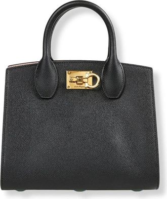 Ferragamo Femme, Sacs, Noir, Taille: ONE Size Studio Box Bag