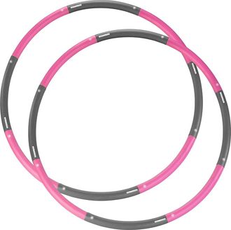Pearl Sports Hula-Hoops-Bauchtrainer: 2er-Set Hula-Hoop-Reifen, Schaumstoff-Ummantelung, bis 1,8kg, Ø 98cm (Fitness, Adults)
