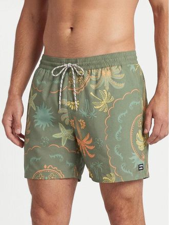 Billabong Badeshorts EBYJV00159 Gr&uuml;n Regular Fit
