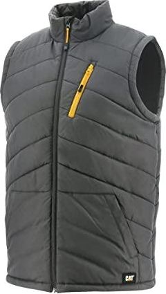 CAT Caterpillar Mens Essentials Body Warmer Dark Shadow Size UK S EU Sml