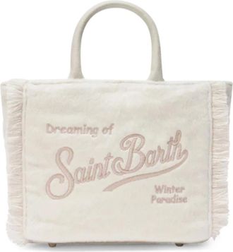 MC2 Saint Barth Femme, Sacs, Blanc, Taille: ONE Size Vanity Mini Felt