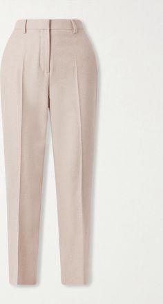 Loro Piana Dermot Verkürzte Hose Mit Geradem Bein Aus Flanell Aus Einer Woll-kaschmirmischung - Neutral