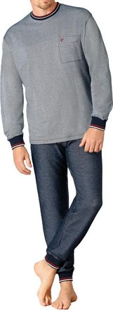 Hajo Klima Light - Schlafanzug (58 Marine)