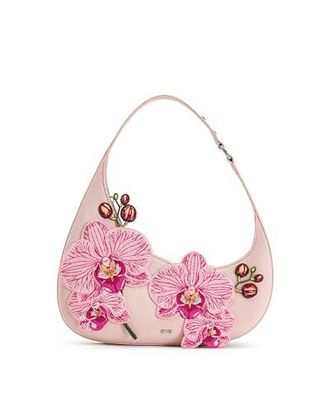 JW PEI Harlee Sac &agrave; bandouli&egrave;re pour femme - Orchid&eacute;e brod&eacute;e Rose