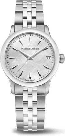 Maurice Lacroix 1975 Quartz 33mm, Quarzwerk, Edelstahlband Damenuhr 751006-SS002-160-1