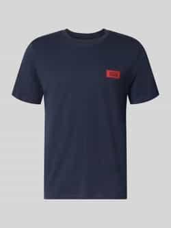 Jack & Jones Regular Fit T-Shirt aus reiner Baumwolle mit Label-Detail