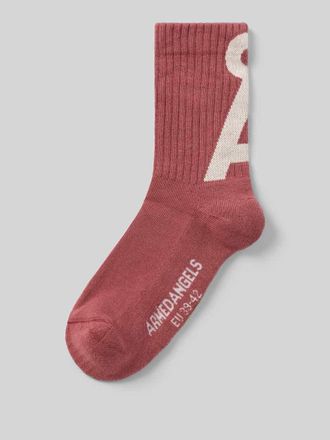 Armedangels Socken mit kontrastierendem Logo-Schriftzug