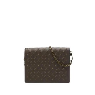 Bottega Veneta Pre-owned Studded Nappa Leather Crossbody - - Pre-owned - Damen - Braun - ONE SIZE