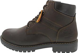 Dockers by Gerli Dockers - Bottines en cuir caf&eacute; et &agrave; zip et lacets ronds - Taille numeric_41