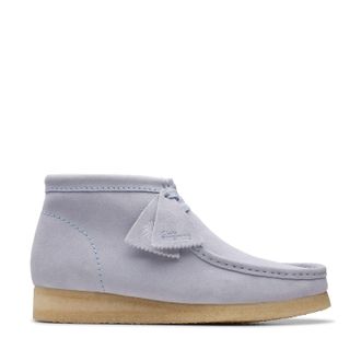 Clarks Herren Stiefel Wallabee, Wildleder (Grau)