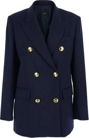 Pinko Pinko, Femme, Vestes, Bleu, Taille: 40 FR Vestes Bleues pour Femmes