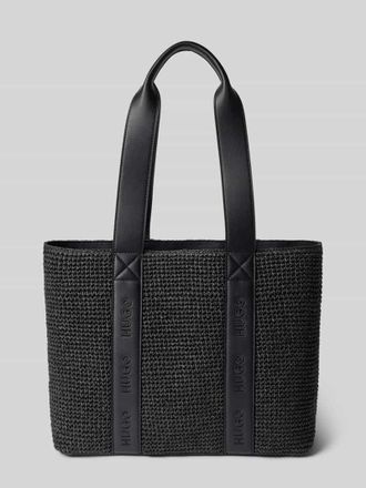 HUGO BOSS Henkeltasche in Bast-Optik Modell BECKY