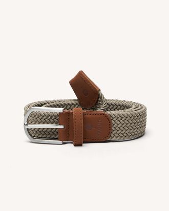 Faguo Ceinture tress&eacute;e beige