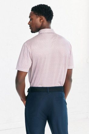 Next Poloshirt Active Golf Poloshirt mit geometrischem Print (1-tlg)