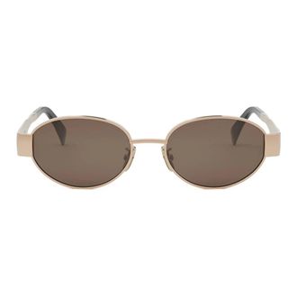 Celine Triomphe Metallsonnenbrille - - Accessories - Damen - Gelb - ONE SIZE