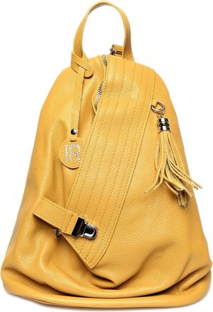 Isabella Rhea Senf Rindsledertasche