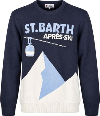 MC2 Saint Barth Heron C Pullover - - Knitwear - Herren - Blau - M
