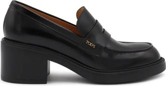Tod's Tods Low-Top Sneaker - Black Leather Loafers - Gr. 40 (EU) - in Schwarz - f&uuml;r Damen