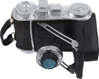 Garneck Retro Kamera Modell Deko aus Resin Vintage Stil Stabiles Desktop Ornament für Bar Wohnzimmer und Restaurant Stilvolles Kreative Nostalgische Tischdeko