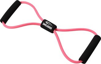 Smilodox Soft Expander - Ideal f&uuml;rs Homeworkout passendes Trainingsger&auml;t f&uuml;r zu Hause, Color:Pink, St&auml;rke:Strong