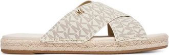 Michael Kors Pantoletten Kenzie 40R6KZFS1B Creme