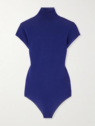 Alaia Body Aus Jersey Aus Einer Wollmischung Mit Stehkragen - Lila