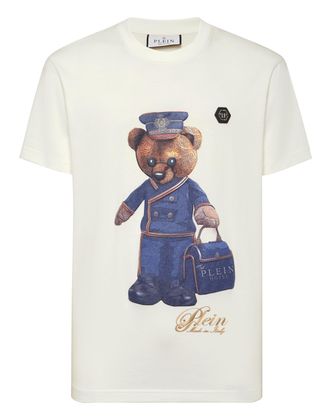 Philipp Plein T-Shirt Rundhalsausschnitt Ss Teddy