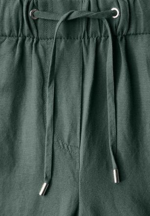 Cecil Schlupfhose Wide Leg Hose aus Leinenmix