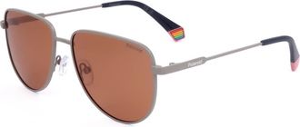 Polaroid Pld 6196/s/x 2M8/HE MTGRYORNG Sunglasses Unisex Steel, Standard, 56