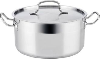Quid Cook INOX Basika Kasserolle, Edelstahl 16 x 7,5 cm
