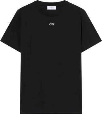 Off-white Homme, Tops, Noir, Taille: XL Newspaper Arrow Slim Logo Tee