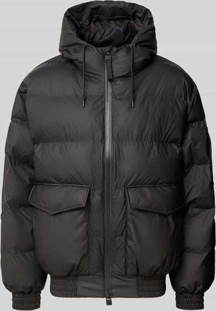 Rains Steppjacke mit Kapuze und Pattentaschen