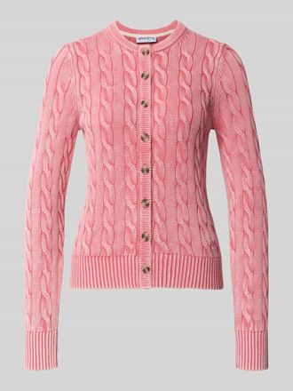 Jake*s Casual Relaxed Fit Strickjacke aus reiner Baumwolle