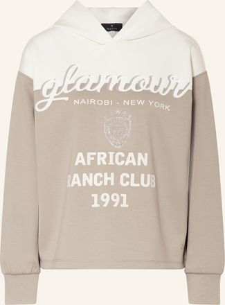 Monari Monari Hoodie Mit Schmucksteinen beige