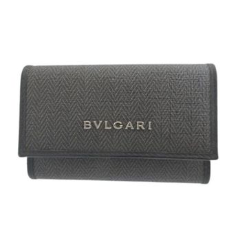 Bulgari Portefeuille Vintage en Toile Pre-owned - Femme - Pre-owned - Gris - Taille: ONE Size