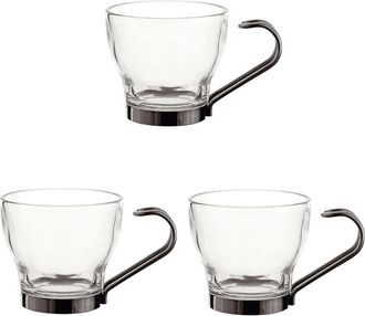 Quid Supreme Set mit 3 Tassen, Glas, 11 cl, Nicht mikrowellengeeignet, recycelbar