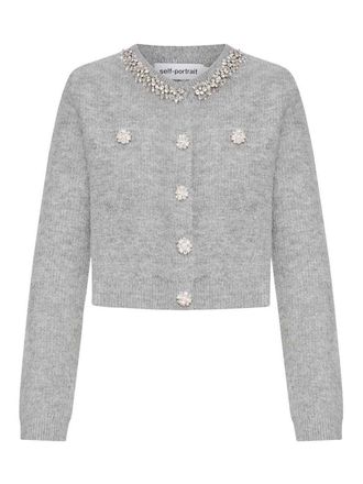 Self Portrait Cardigan - Gris