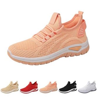 Generic Chaussures de marche &agrave; enfiler pour femme en maille respirante - Chaussures de fitness orthop&eacute;diques d&eacute;contract&eacute;es - Antid&eacute;rapantes - Confortables et 