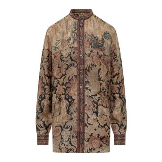 Pierre-Louis Mascia Femme, Blouses et Chemises, Brun, Taille: 40 FR Chemise Aloe/S ML
