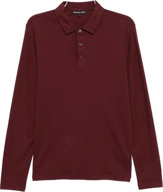 Michael Kors Poloshirt mit Logo-Stickerei - Rot