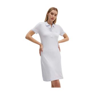 Lacoste Shirt Robes - Femme - Robes - Bleu - Taille: 36 FR