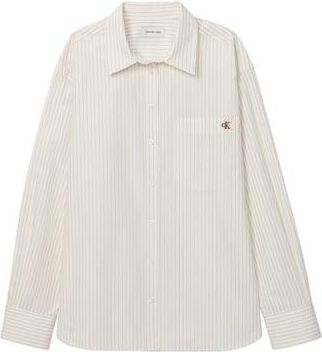Calvin Klein Chemise &agrave; rayures en coton