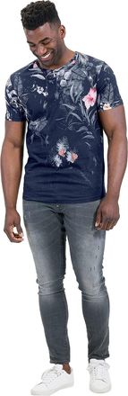 Key Largo Herren Amazonas Round T-Shirt, Dark Blue (1201), XXL