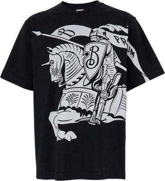 Burberry Homme, Tops, Noir, Taille: M Polo Chemises